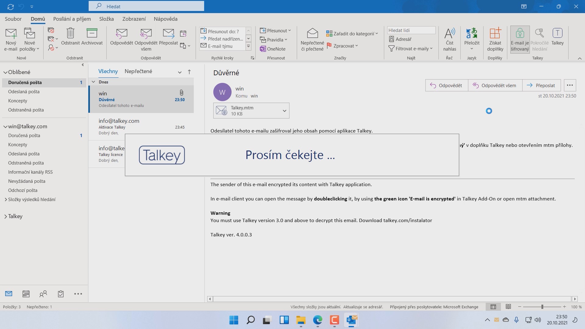 Microsoft Outlook | Talkey